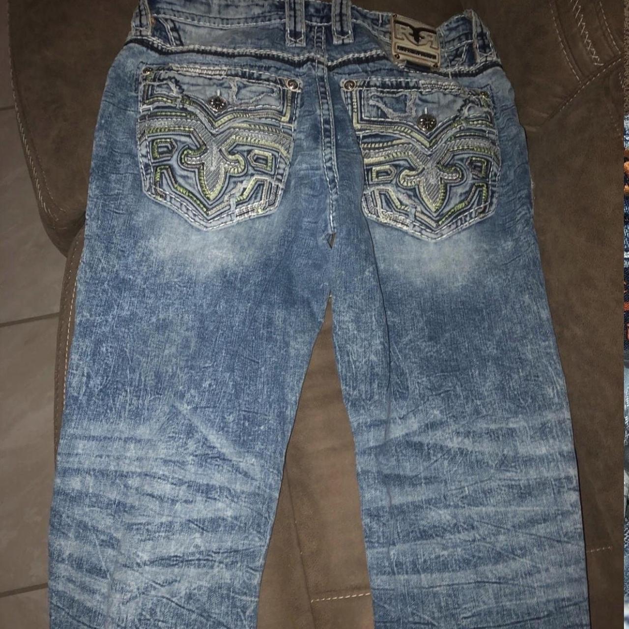 men rock revival jeans lmk offers - Depop