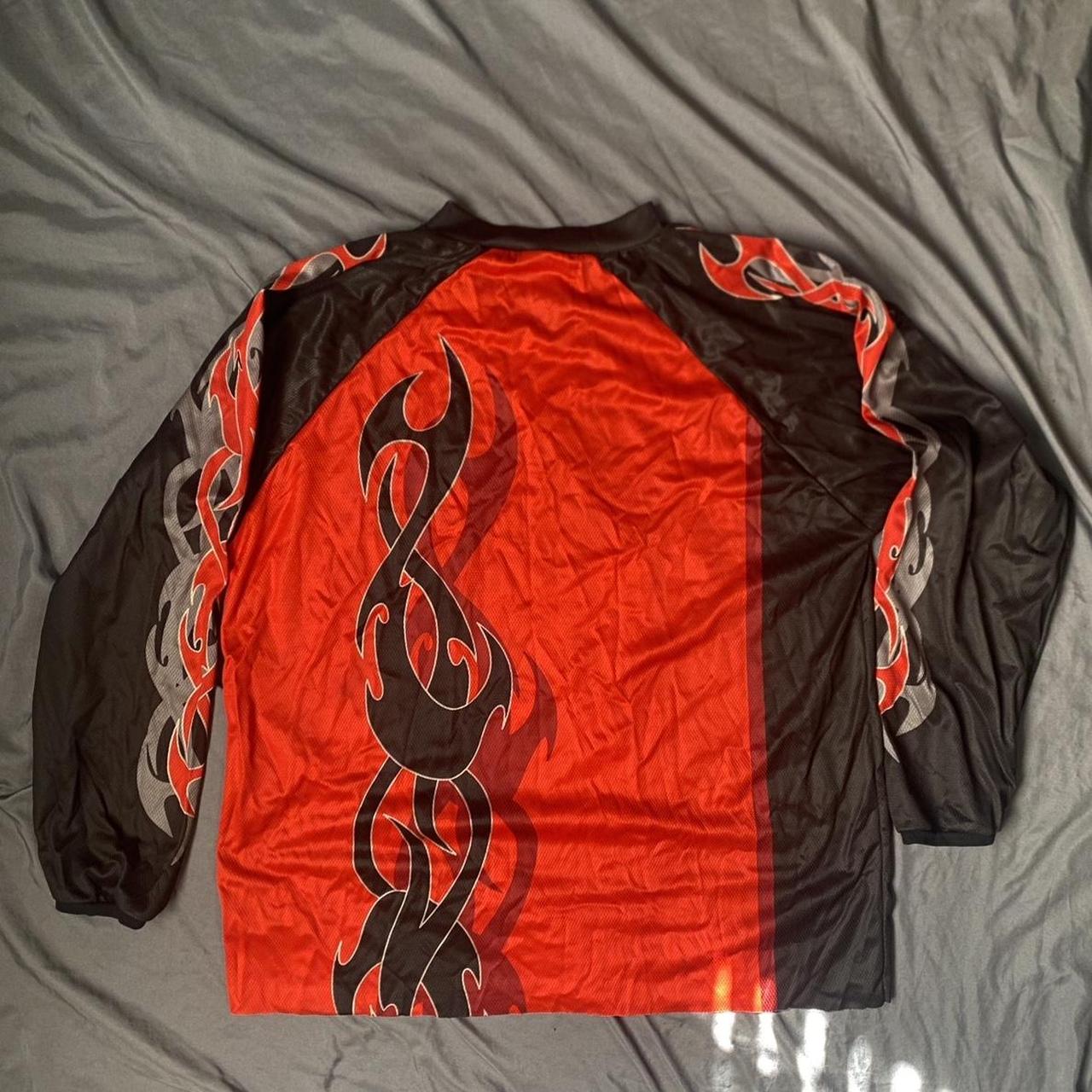 Vintage tribal axo racing jersey. Super sick piece,... | Depop