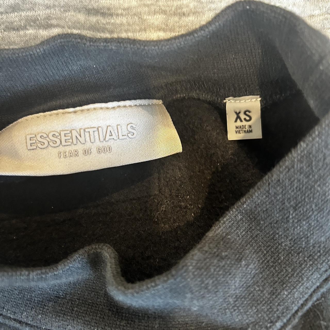 Authentic Black Baggy Essentials Sweater, Size XS - Depop