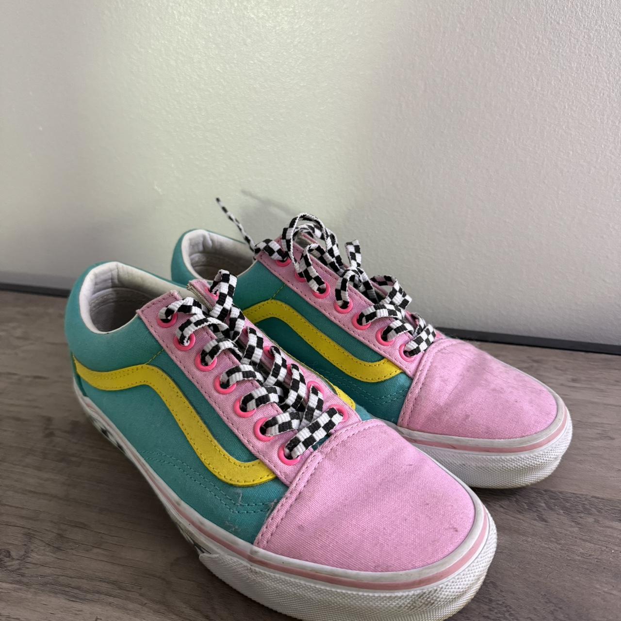 Customized authentic vans woman’s size 8 - Depop