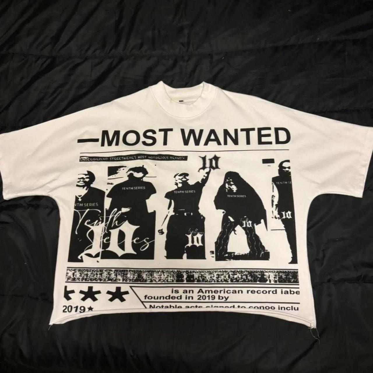 Tenth series cropped heavyweight tee (Dm before... - Depop