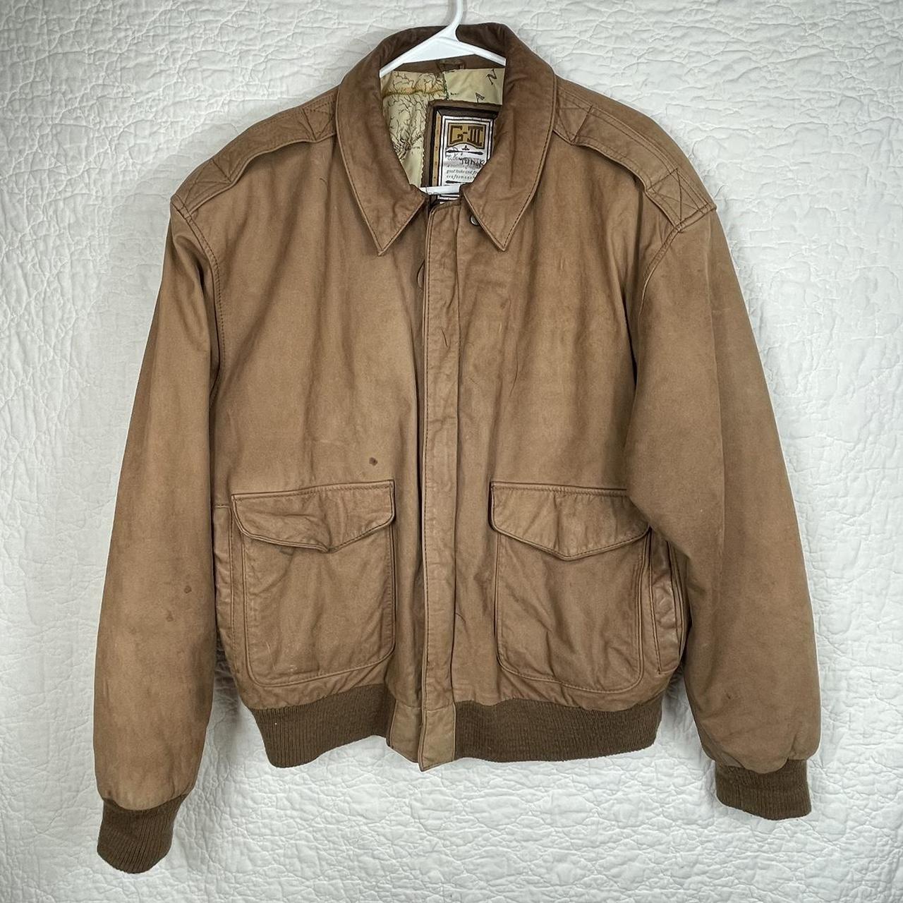 Vintage G 111 Global Identity Bomber Pilot... - Depop