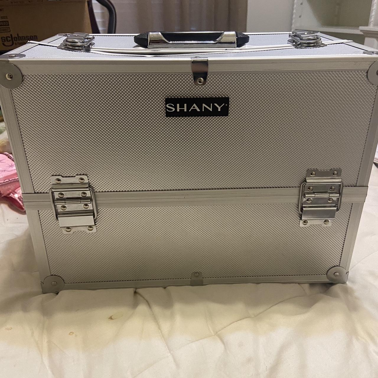 SHANY Silver Makeup Case w 8 Dividers. Dented on... - Depop
