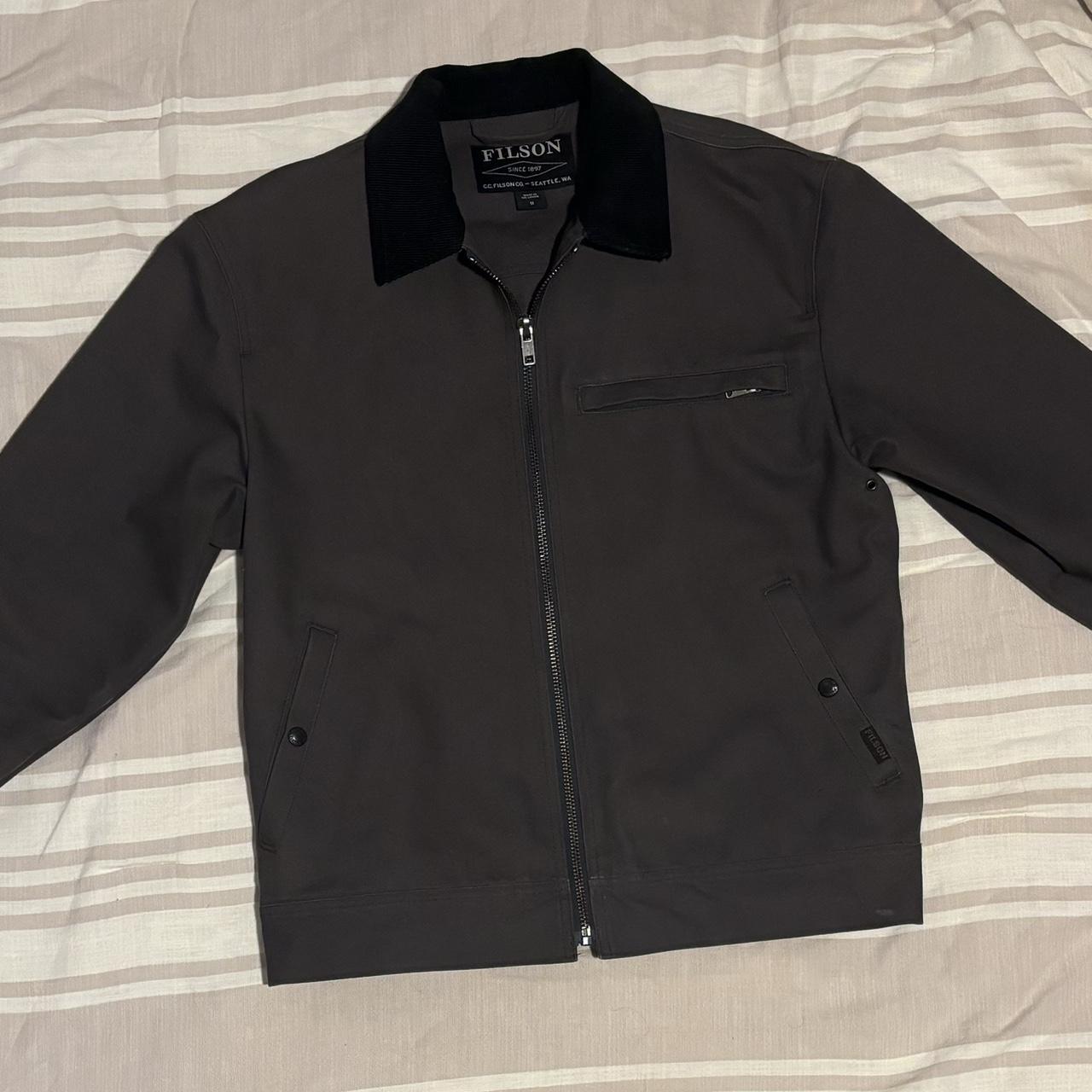 Filson Tacoma Jacket - Medium, Charcoal 14oz... - Depop