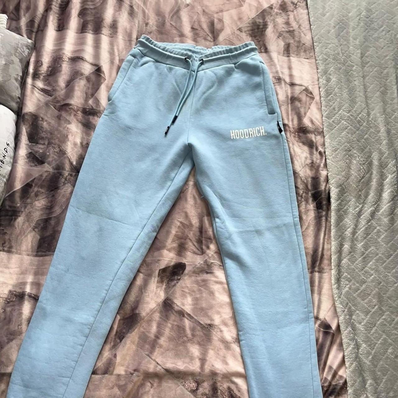 Hoodrich Baby Blue Full Tracksuit. Medium. Like... - Depop