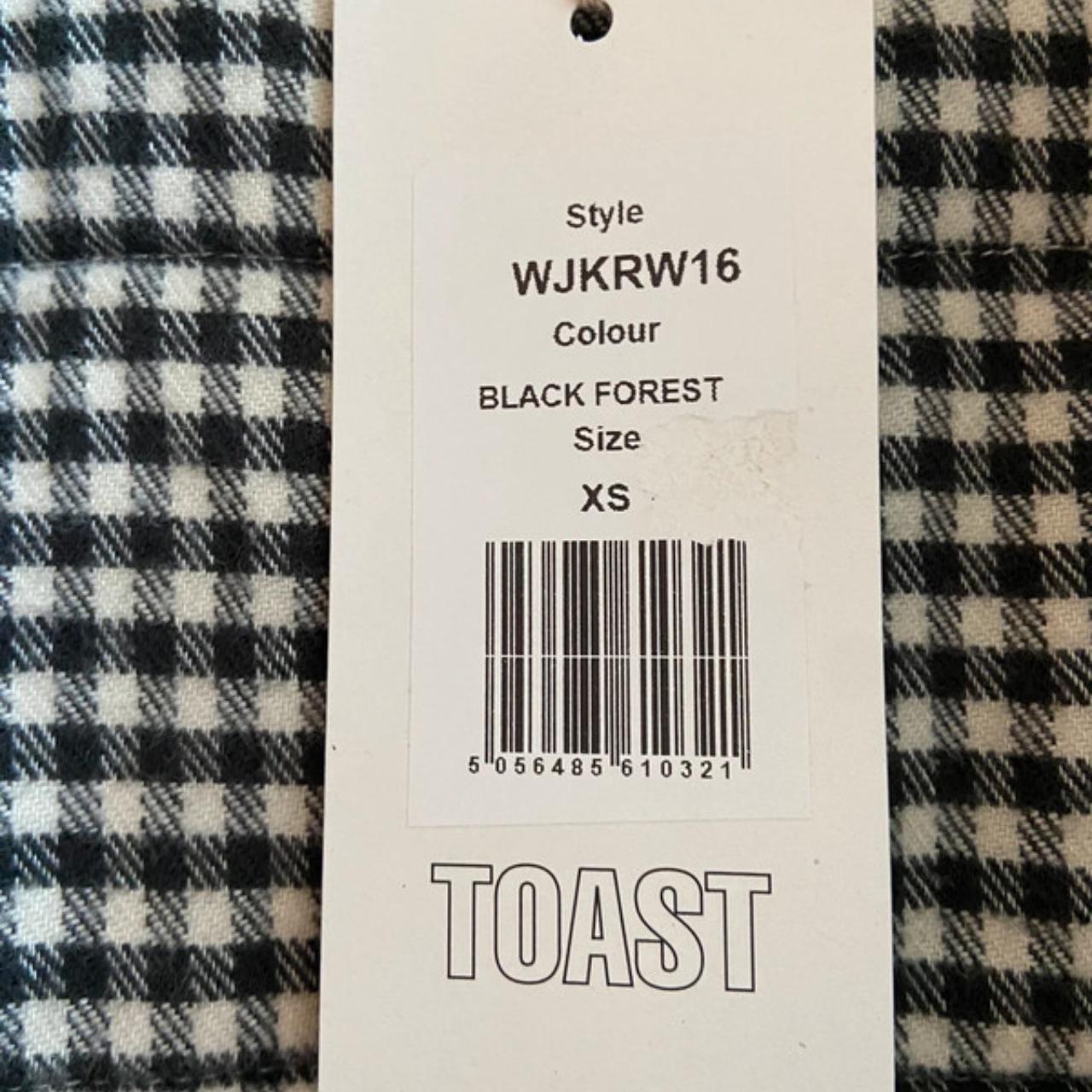 Toast cotton twill quilted jacket, Black Forest, XS... - Depop