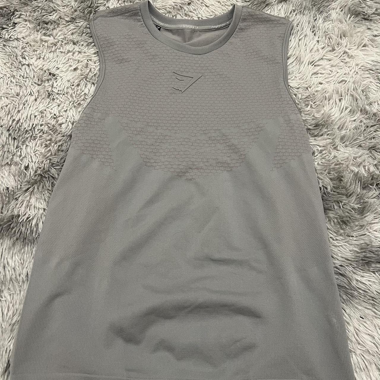 Gymshark V2 onyx tank In perfect condition #gymshark... - Depop
