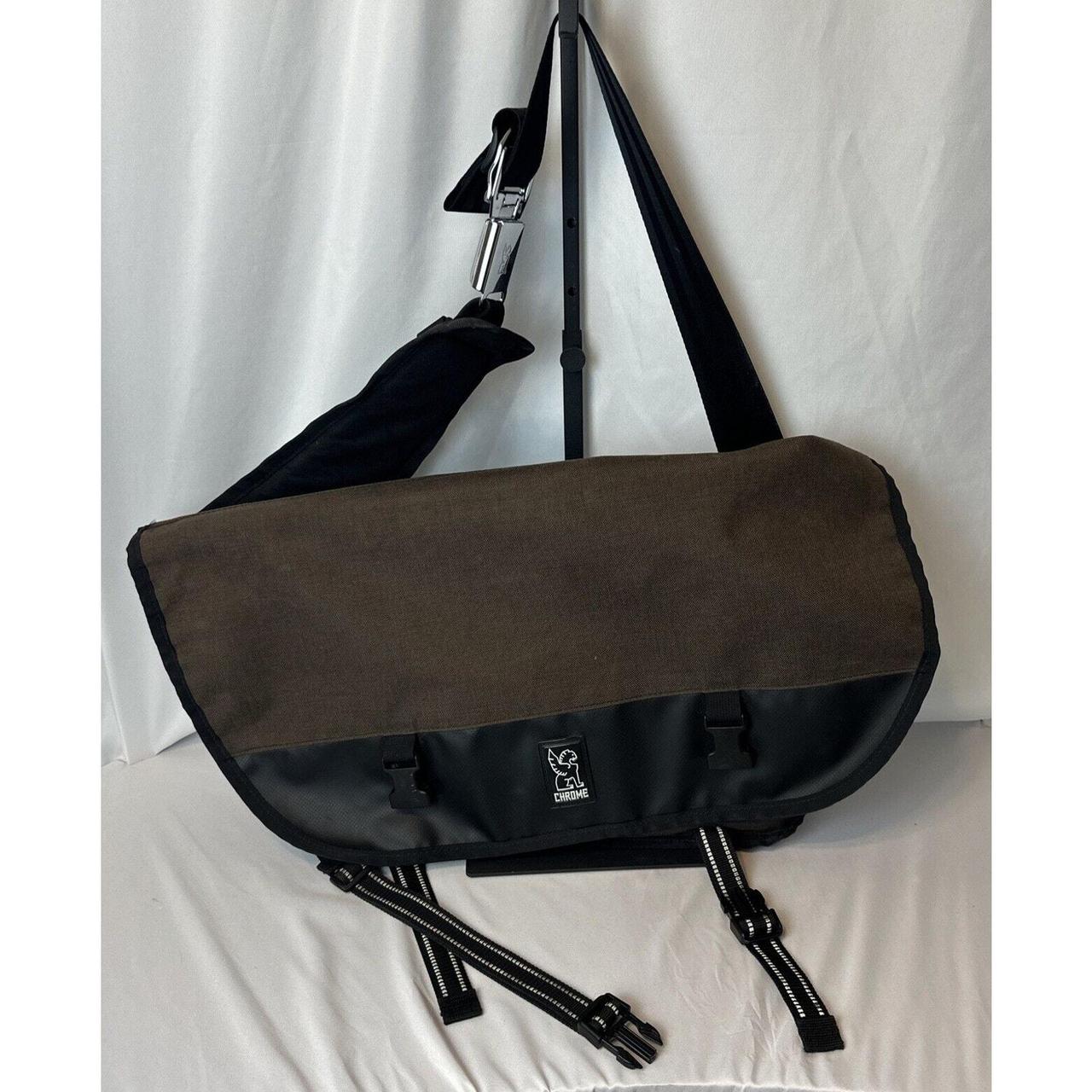 This Chrome Messenger Bag is a versatile and stylish... - Depop