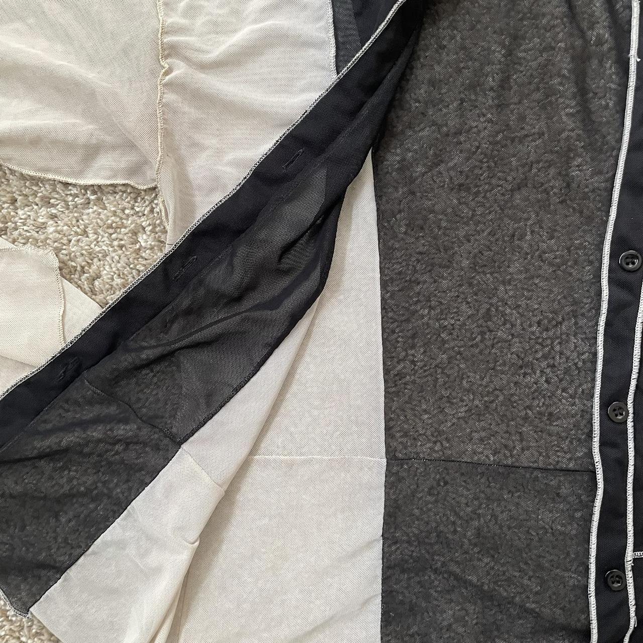 See through button with up flare sleeves. - Small... - Depop