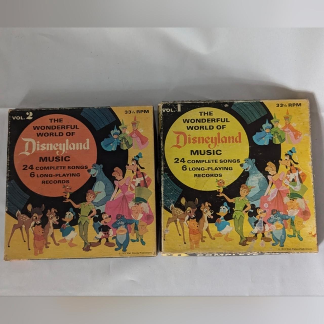 WALT DISNEY MOVIE MUSIC SONG RECORDS LOT VOL 1 AND... - Depop