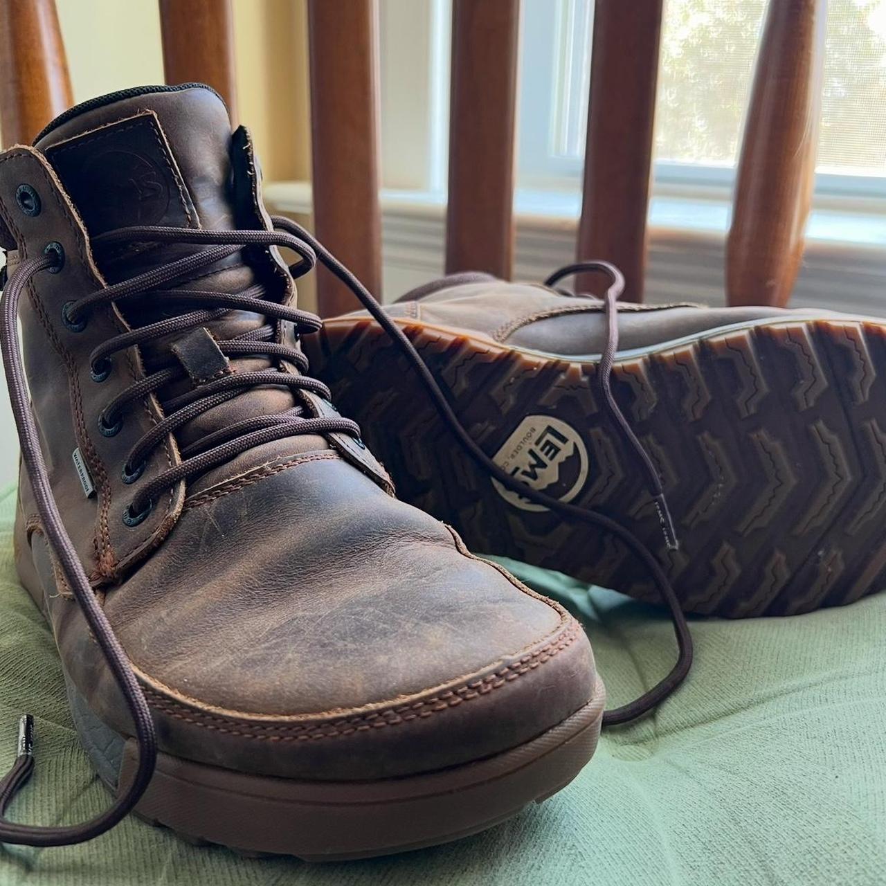 Lem’s Boulder Summit Leather Barefoot Minimalist... - Depop