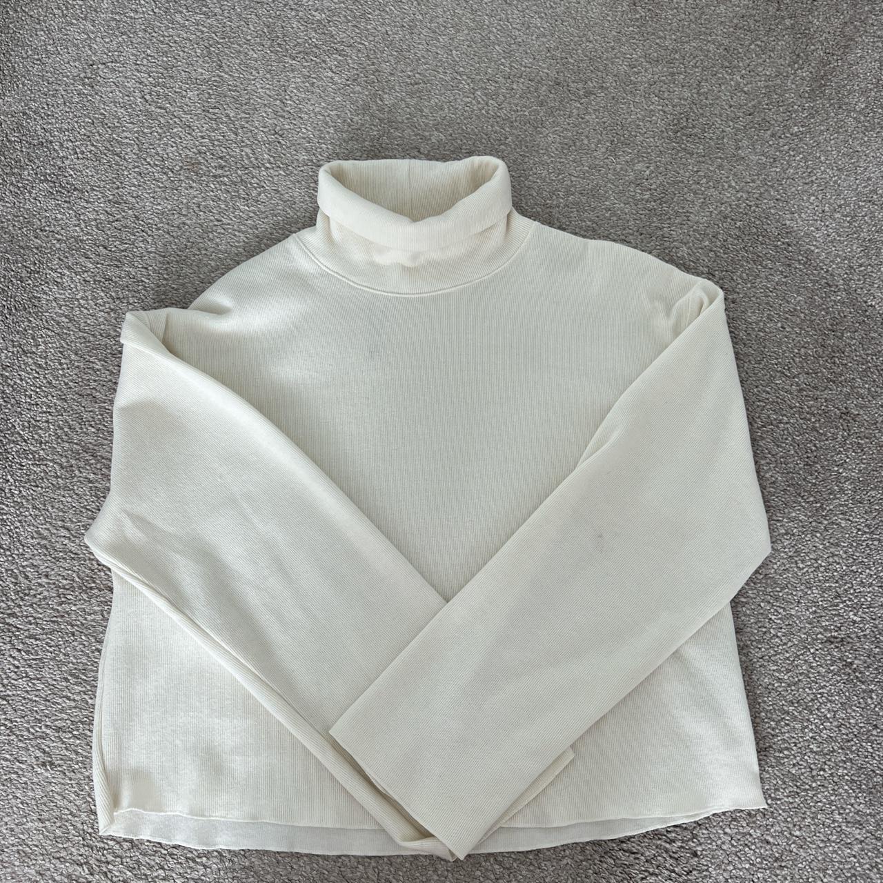 Cream Zara Jumper Worn Once So Comfy Cream Zara Depop