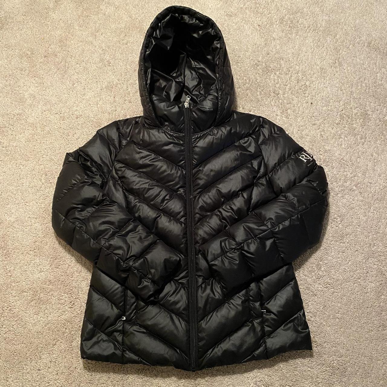 -polo Ralph Lauren womens puffer jacket with hood in... | Depop