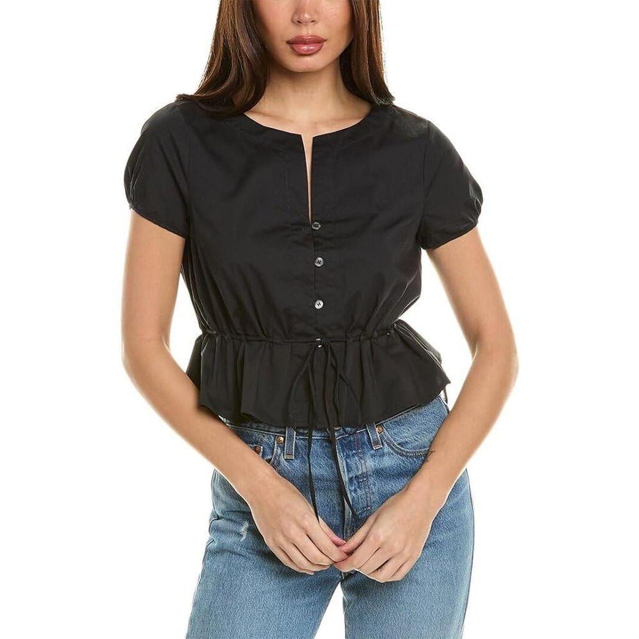 An easy button down poplin top, the Jules Top... - Depop