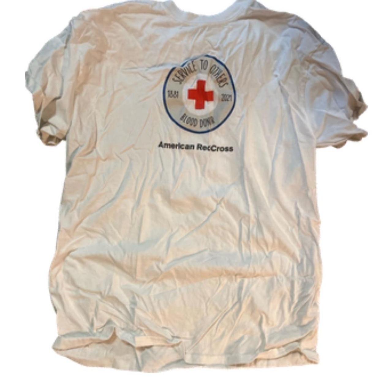 American Red Cross T-Shirt - Depop