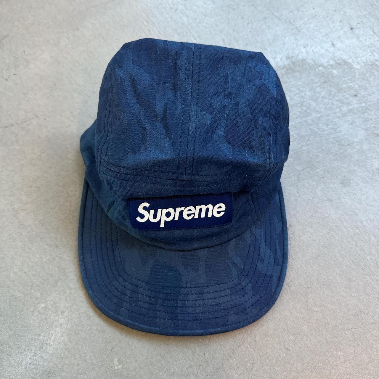 Supreme 5 panel navy camo 2019 - Depop