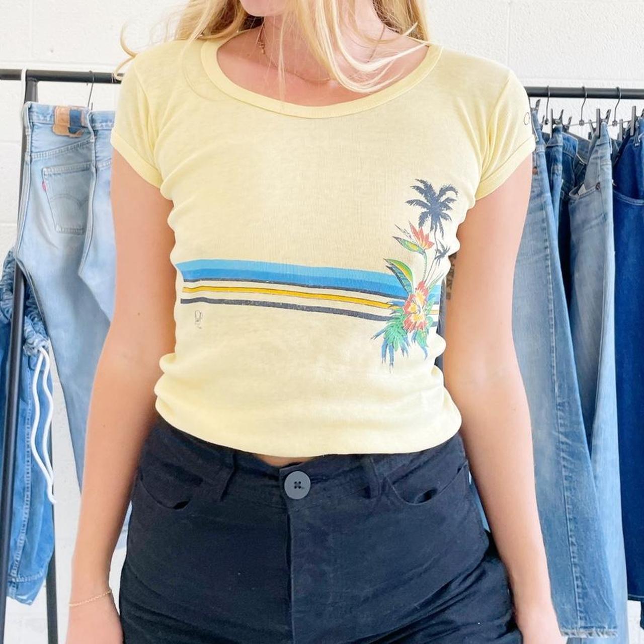 Ocean Pacific Women's Crop-top | Depop