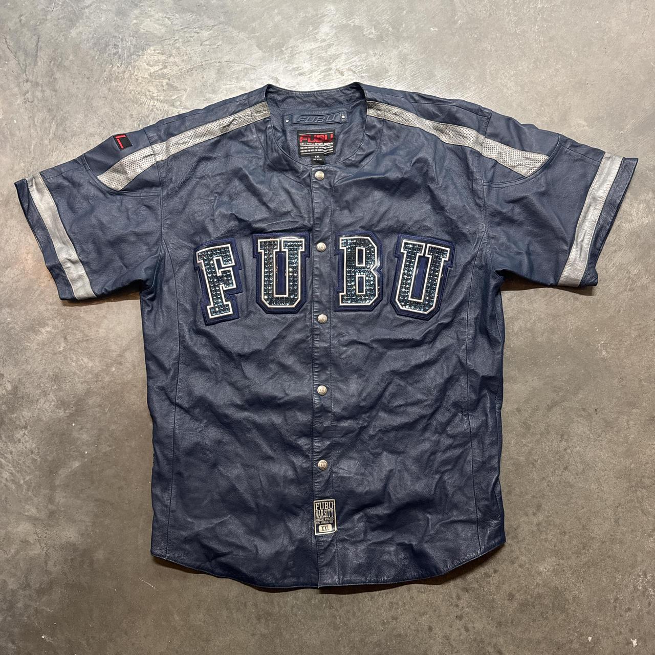 Vintage 2000s RARE Fubu Rhinestone HipHop Rap... | Depop