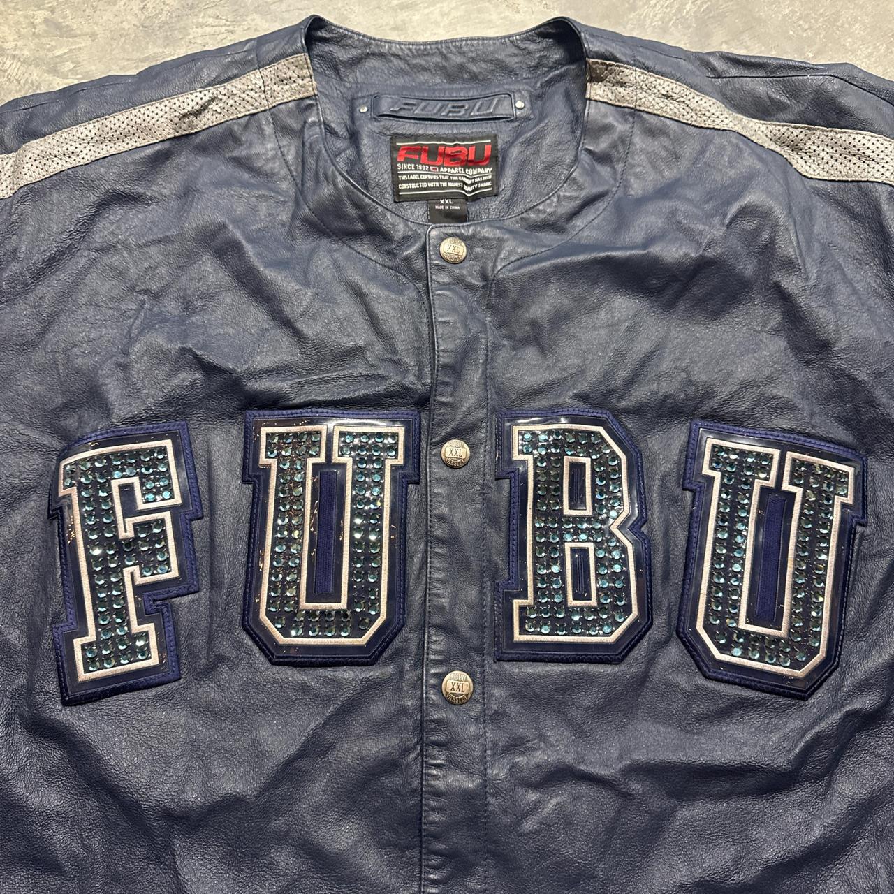 Vintage 2000s RARE Fubu Rhinestone HipHop Rap... | Depop