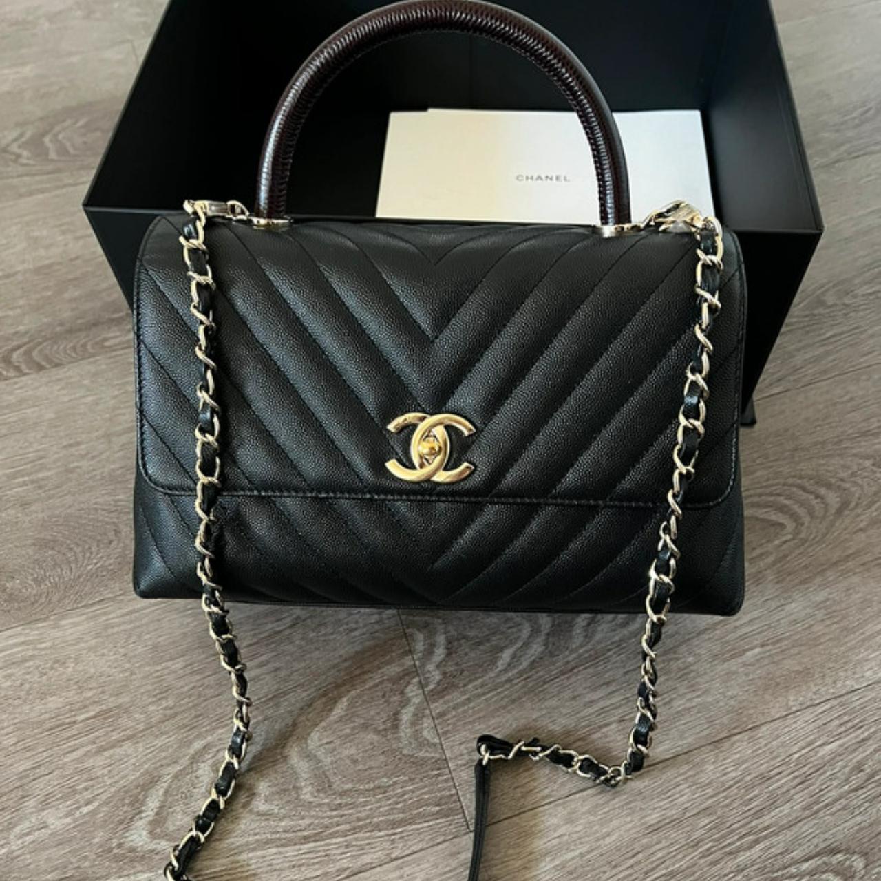 Chanel Coco Handbag Model... - Depop