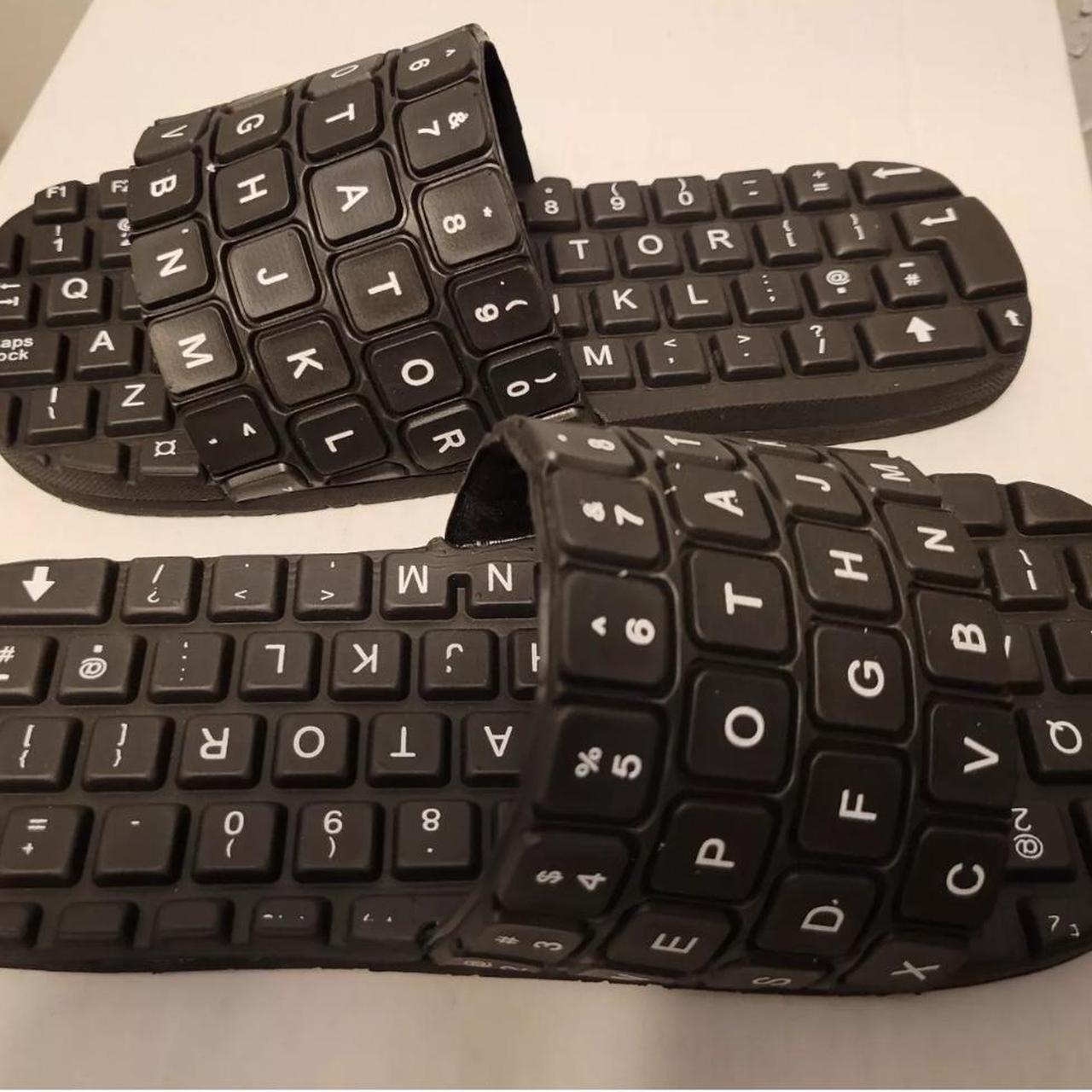 Imran Potato Keyboard Slides S/M (Size 7-9) | Depop