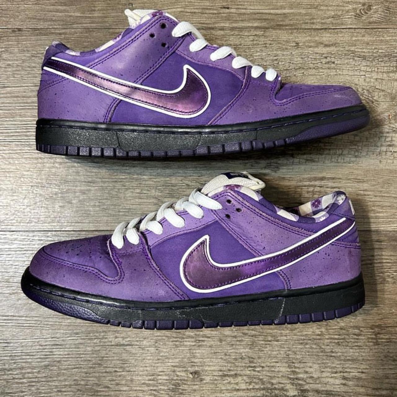 Purple lobster dunks size 11 - Depop
