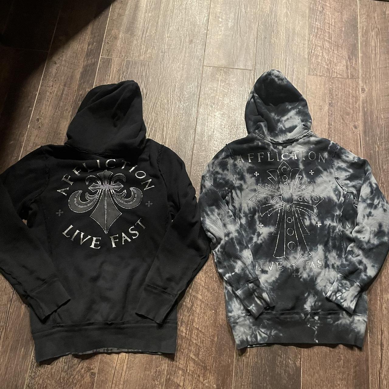 Affliction hoodie bundle Reversible - 4 in 2 ⚠️... - Depop