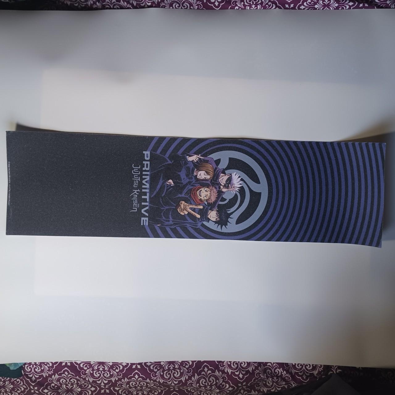 Primitive jujutsu kaisen griptape opened #skateboard... - Depop