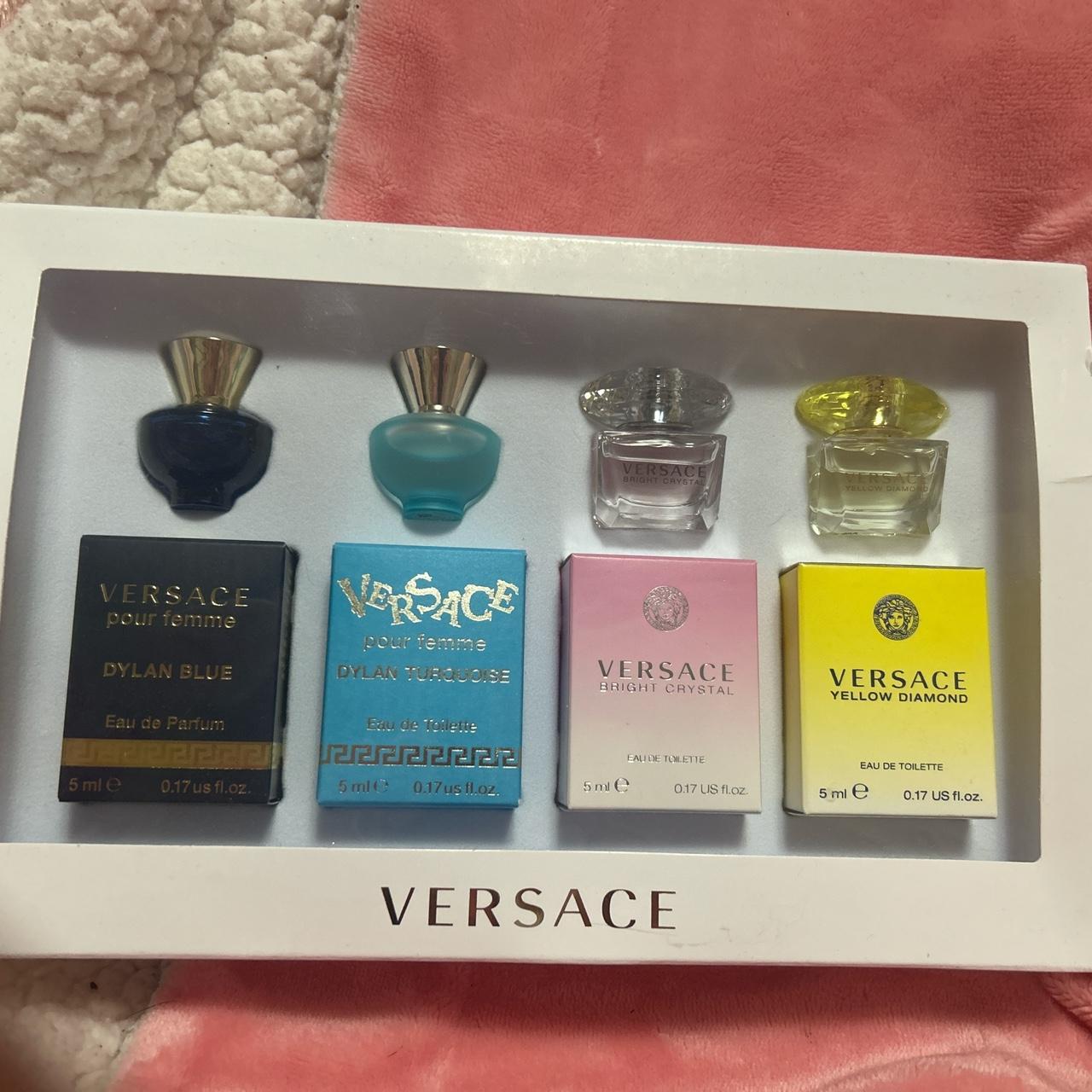 Versace perfume gift set - 4 mini perfumes - Depop