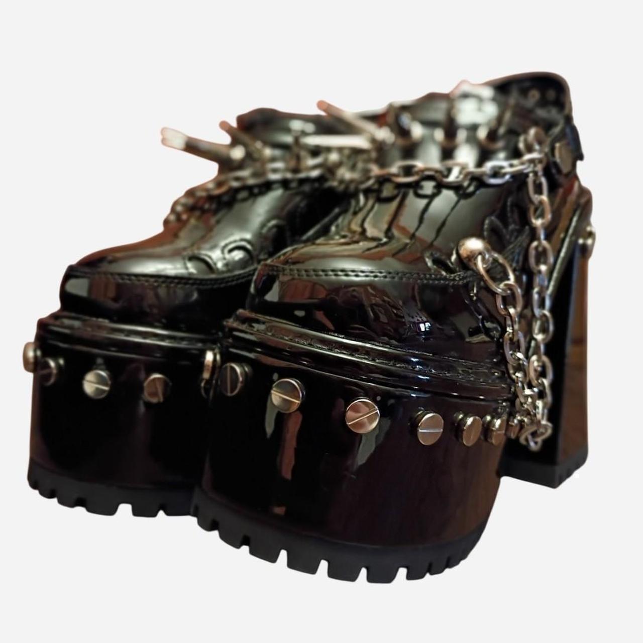 DOLLS KILL WIDOW Righteous Rebel Platform Mules... | Depop