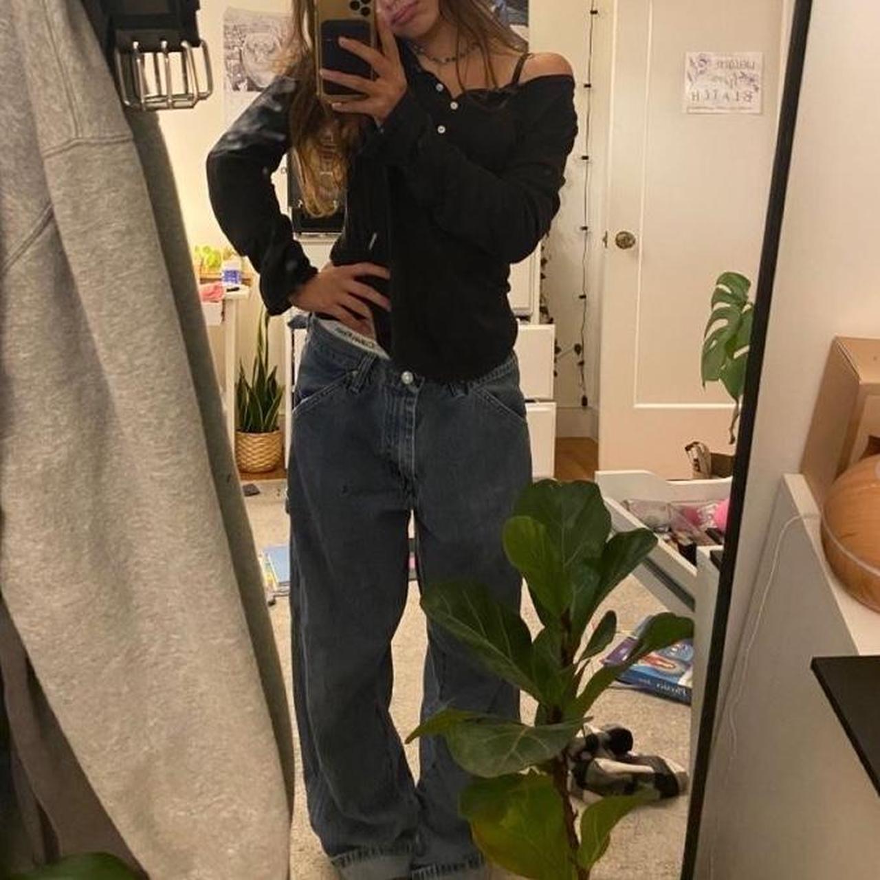 “kayla low rider jeans” from urban outfitters size... | Depop