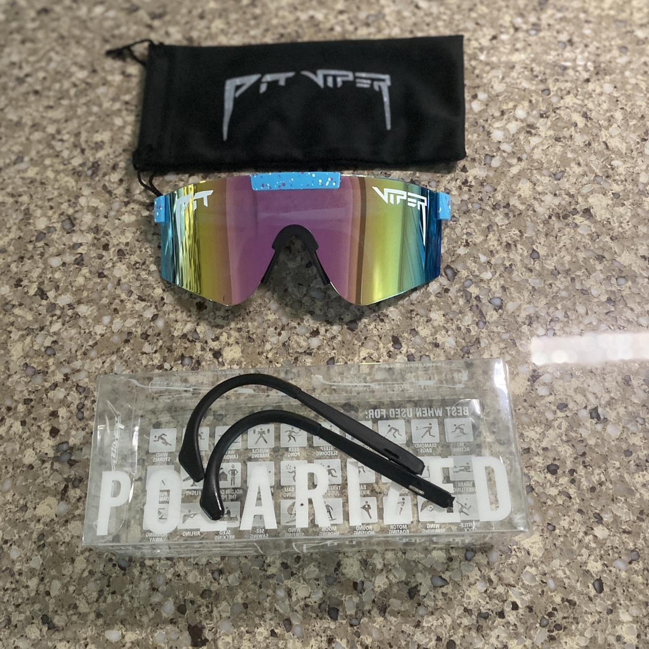 Pit vipers blue with accessories - Depop