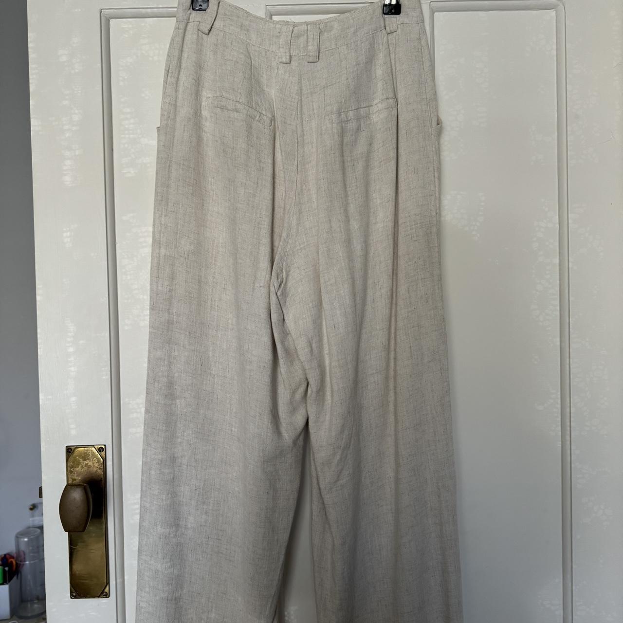 Selling Mooloola linen pants size 8 💛 Best fit is a... - Depop