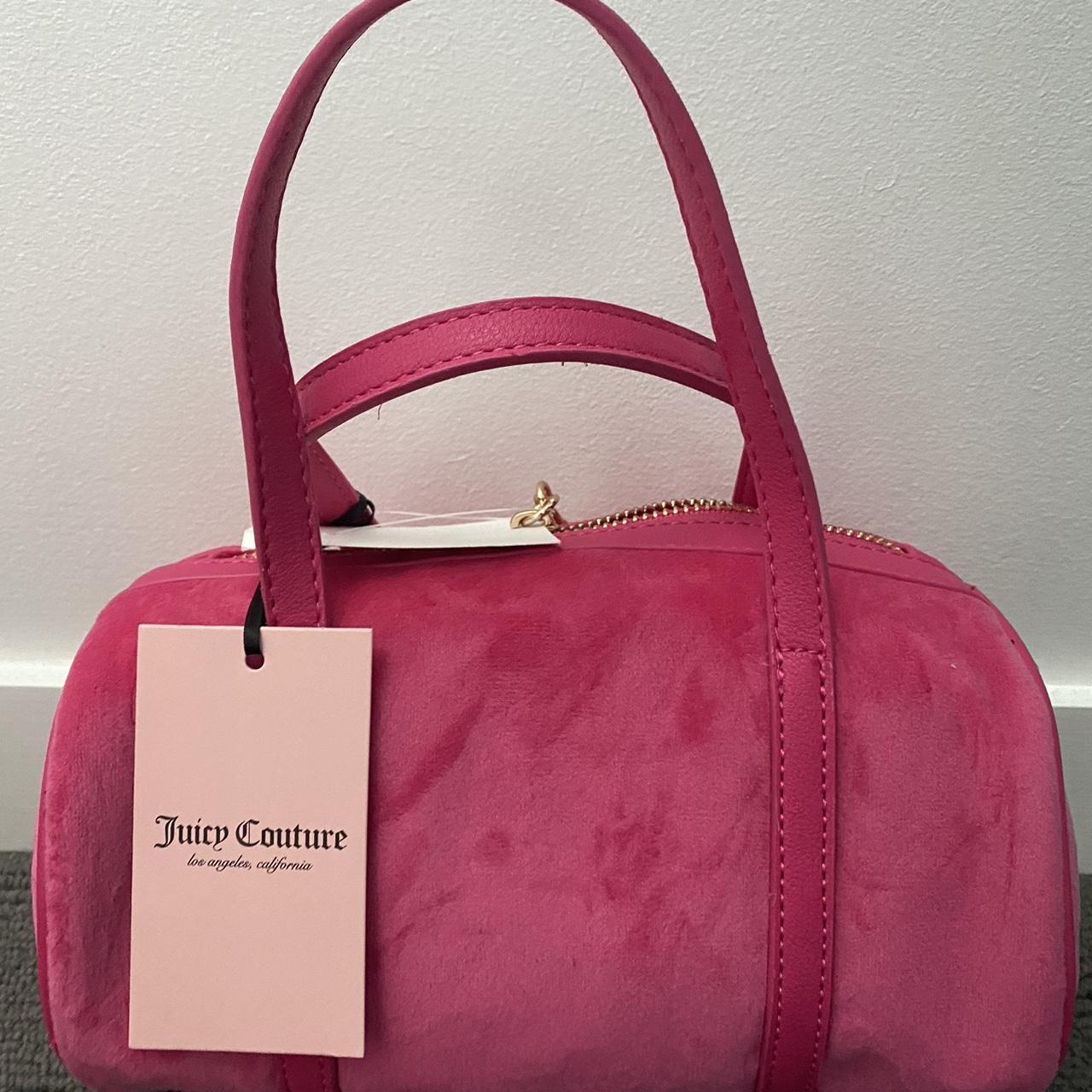Juicy Couture pink and gold duffel bag new with tags - Depop