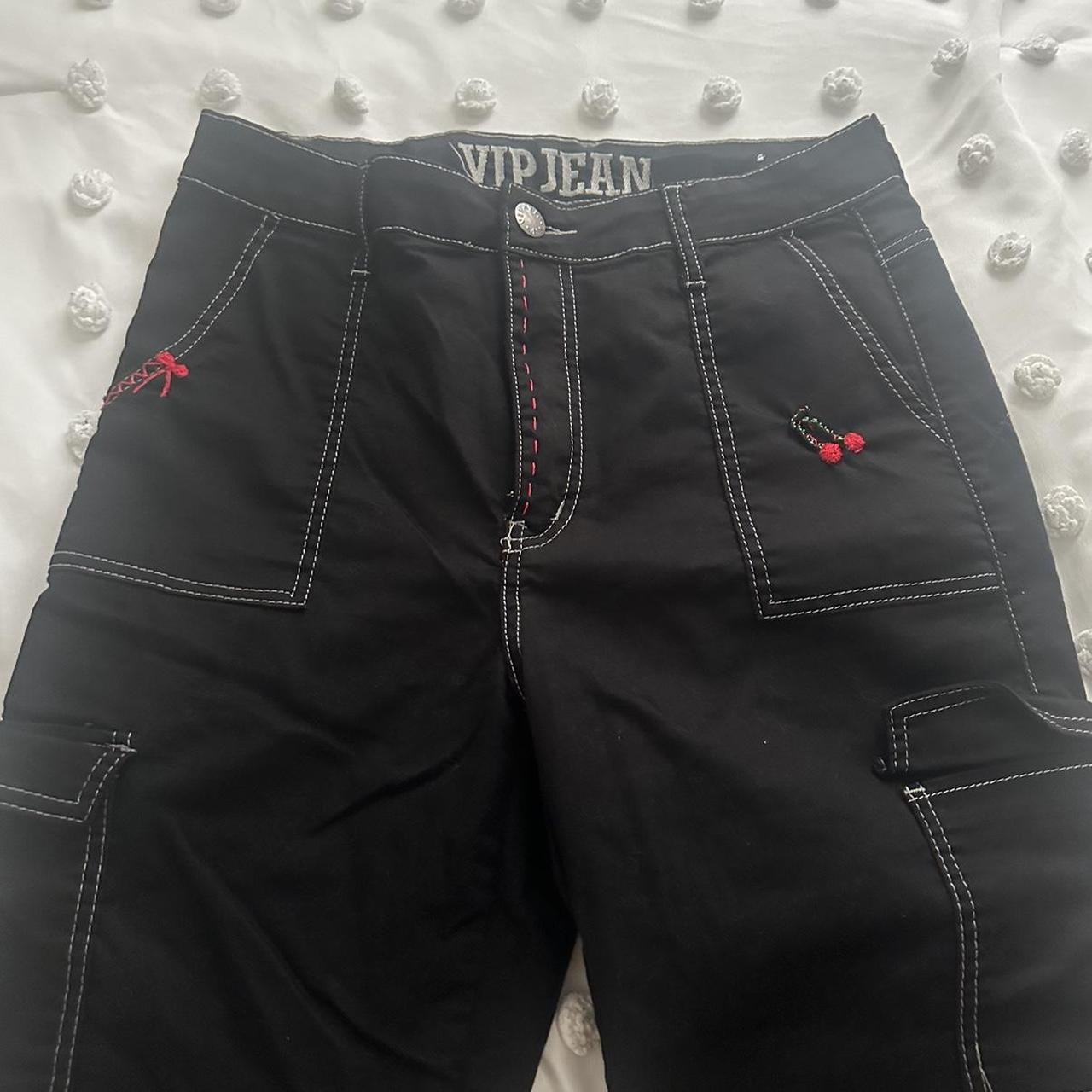 Black Cargos - size 13! Handmade from @craftedgoods... - Depop