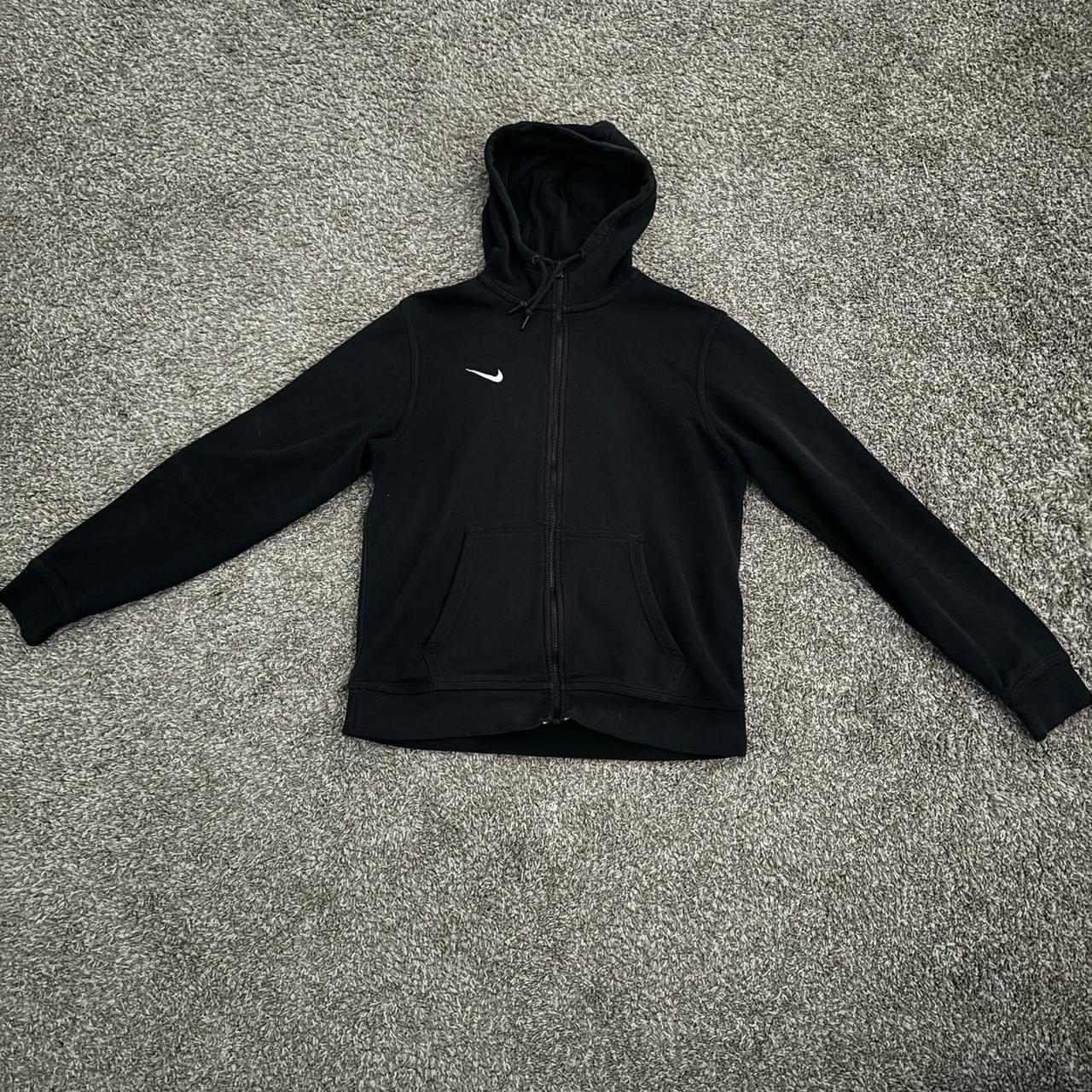 All black Nike hoodie, Size M - don’t wear anymore -... - Depop