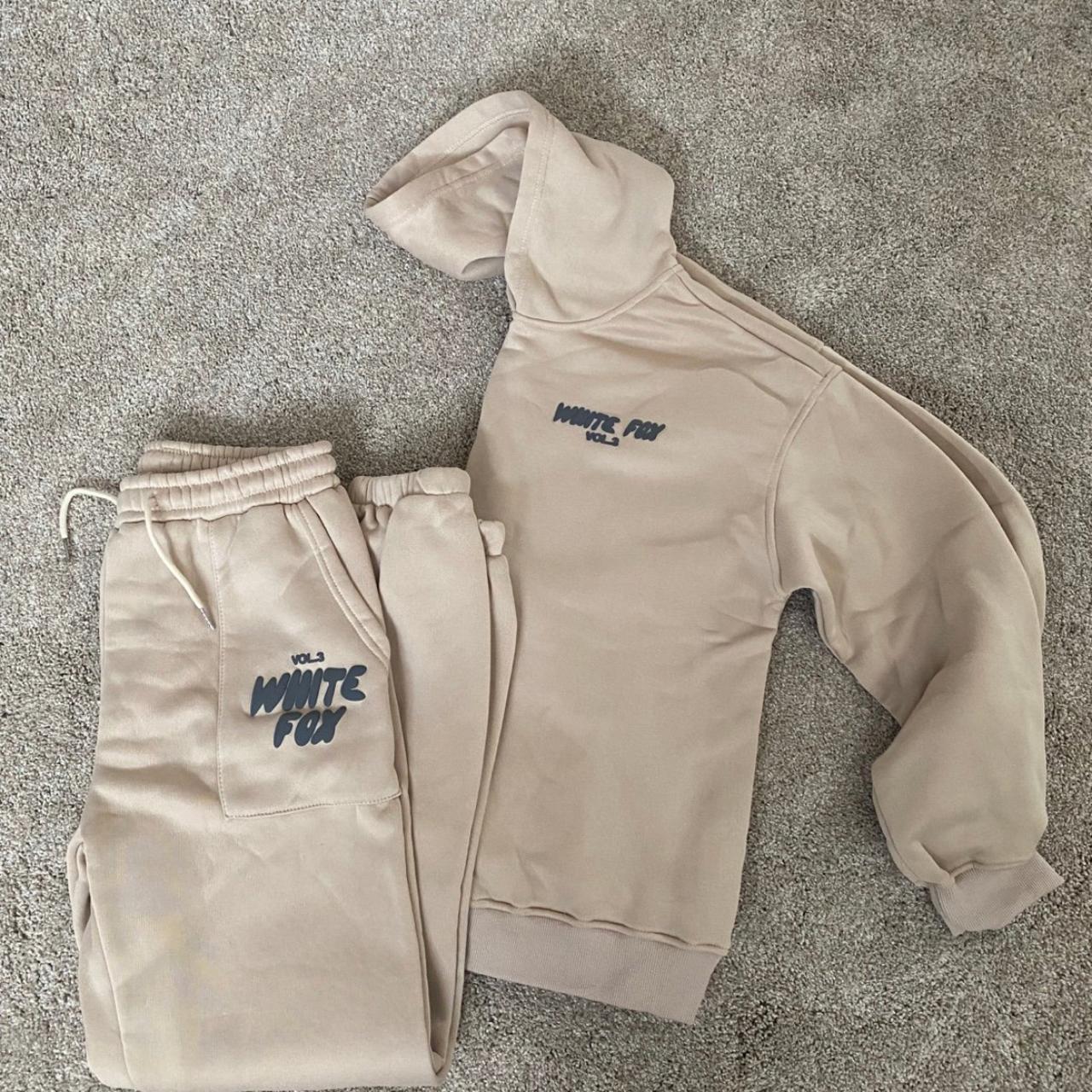 White Fox Sweats Set. Asking $65 + $5 Shipping/$10... - Depop