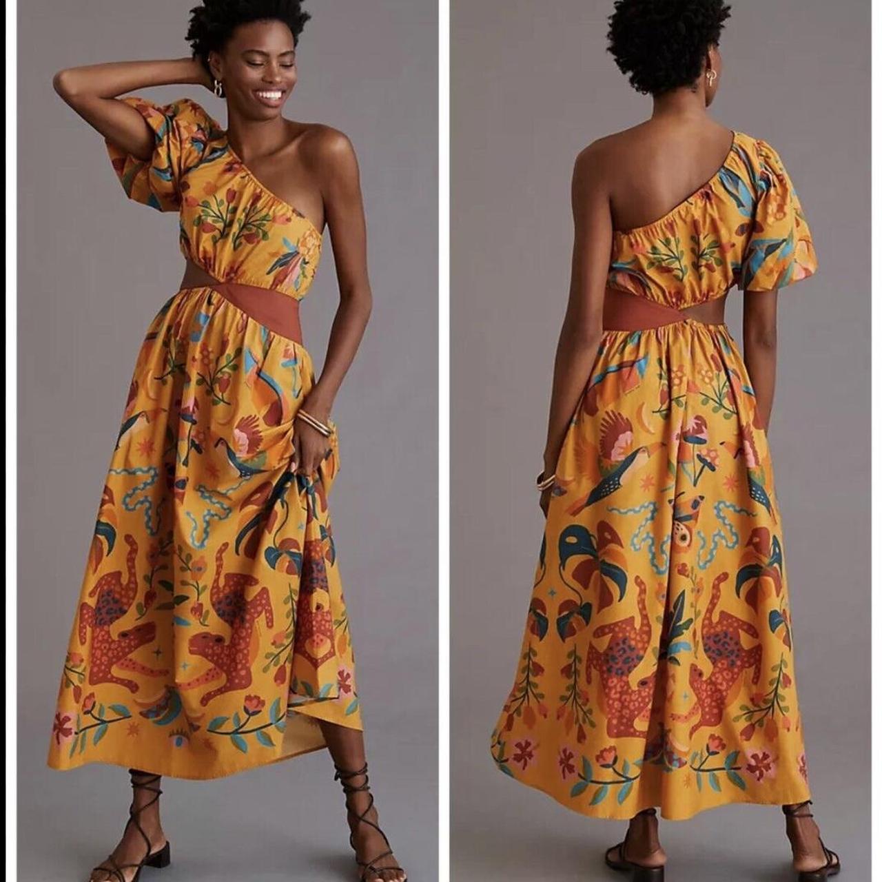 Farm rio boho cotton cut out maxi dress One... - Depop