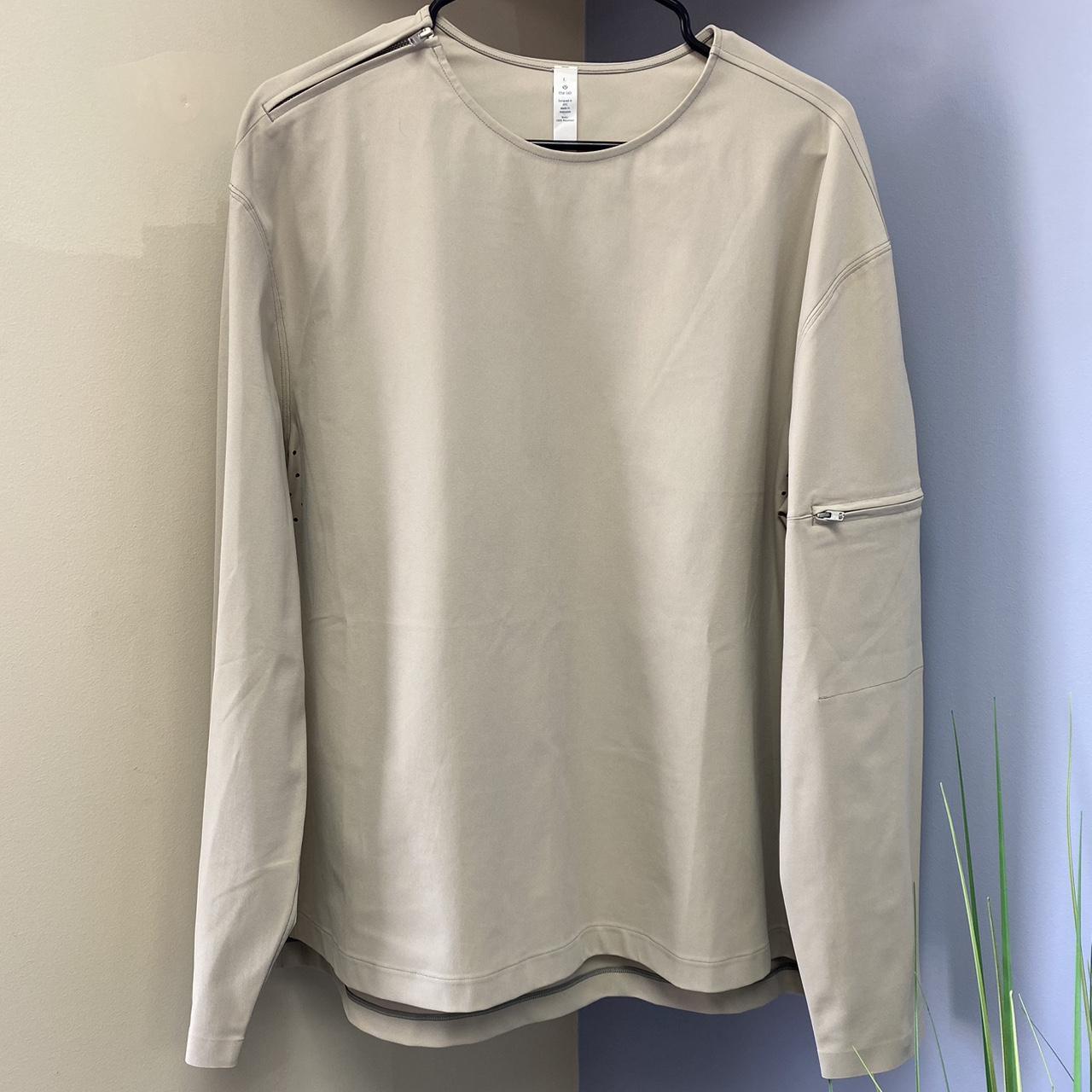 Lululemon Lab Long Sleeve Tech Top Size... - Depop