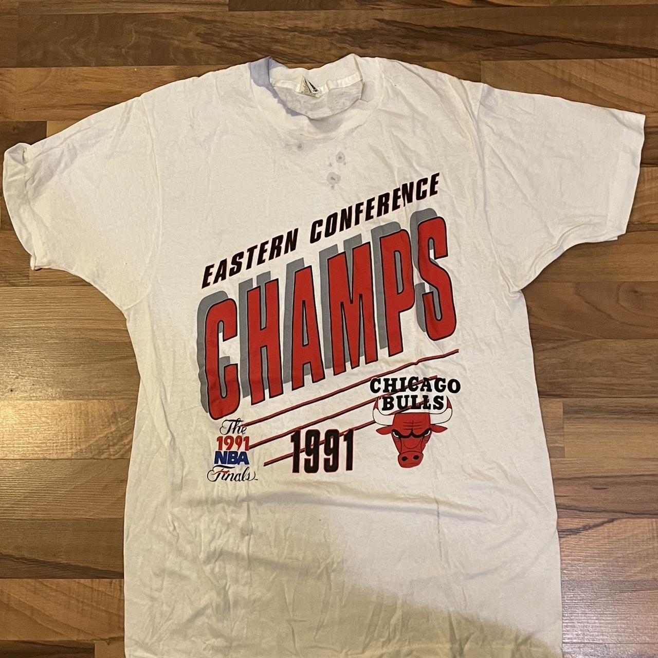 1991 Chicago Bulls Eastern Conference Champions NBA... - Depop