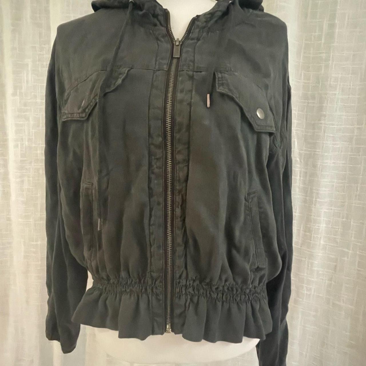 Gray cotton Splendid jacket size Medium. Barely... - Depop