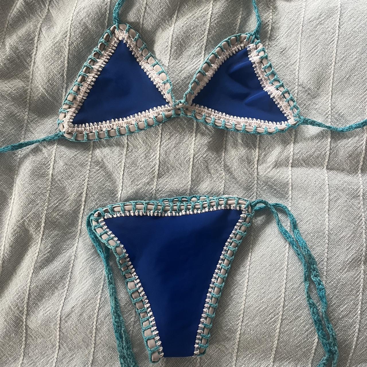 Handmade in Brazil- crochet bikini - Depop