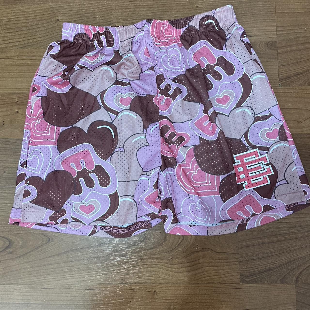PINK ERIC EMANUEL MESH SHORTS - Depop