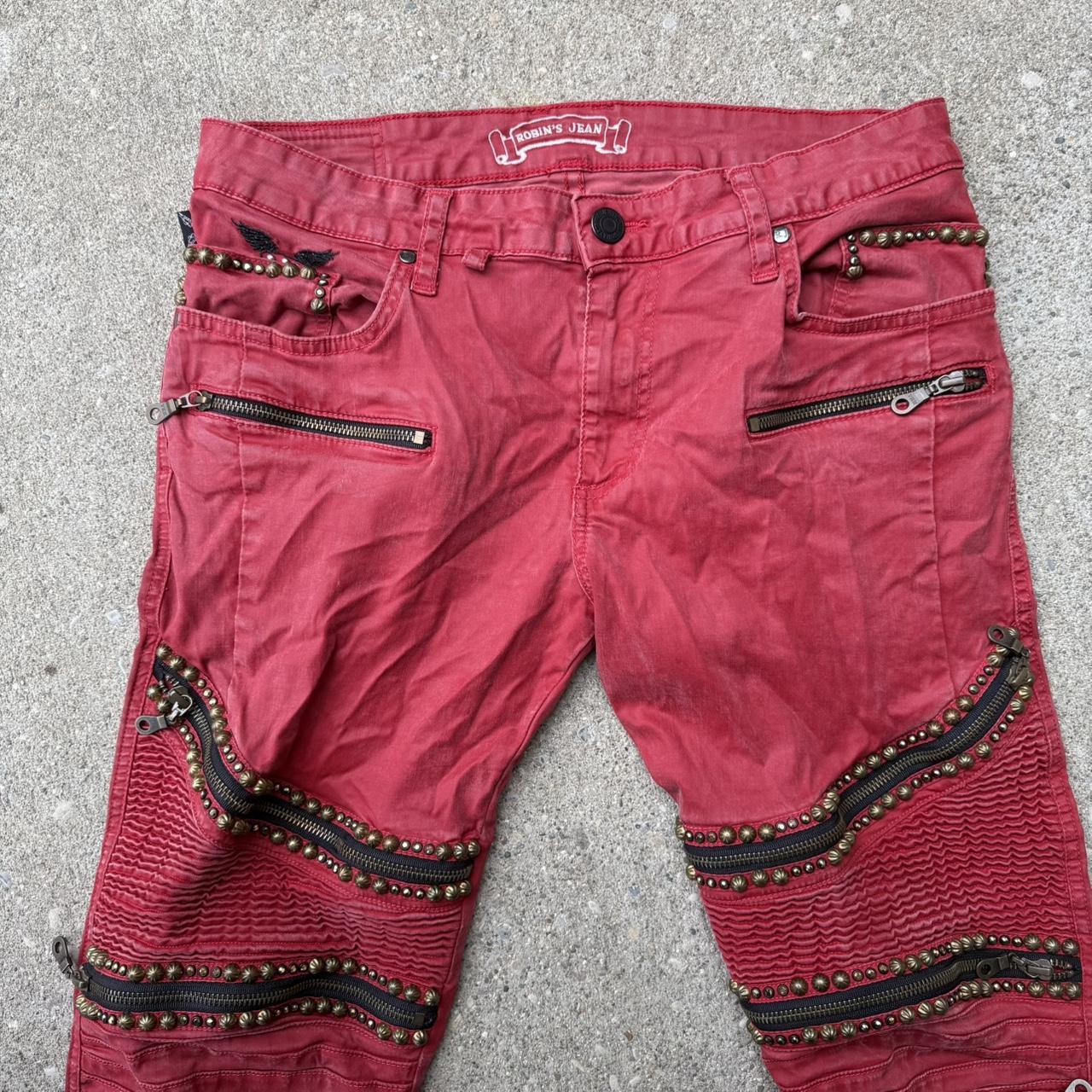 Red Moto Robin’s Jean Size 32x32 preowned in good... | Depop