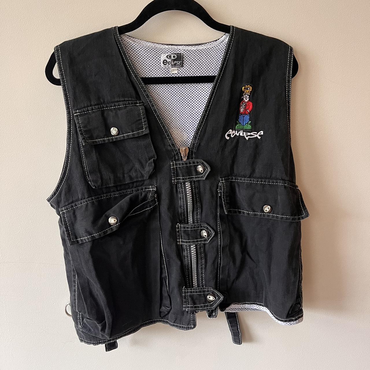 Vintage 90’s Eclipse Rave vest. Super sick. DM for... | Depop