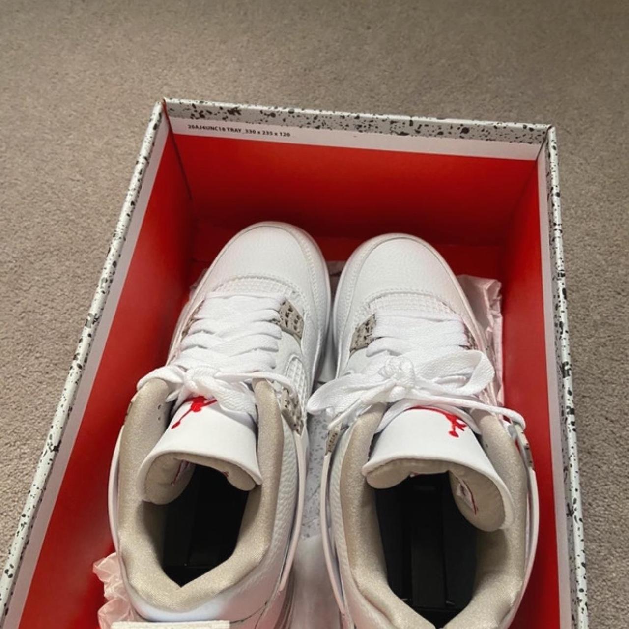 jordan 4 BRAND NEW COME WITH BOX size 6 - Depop