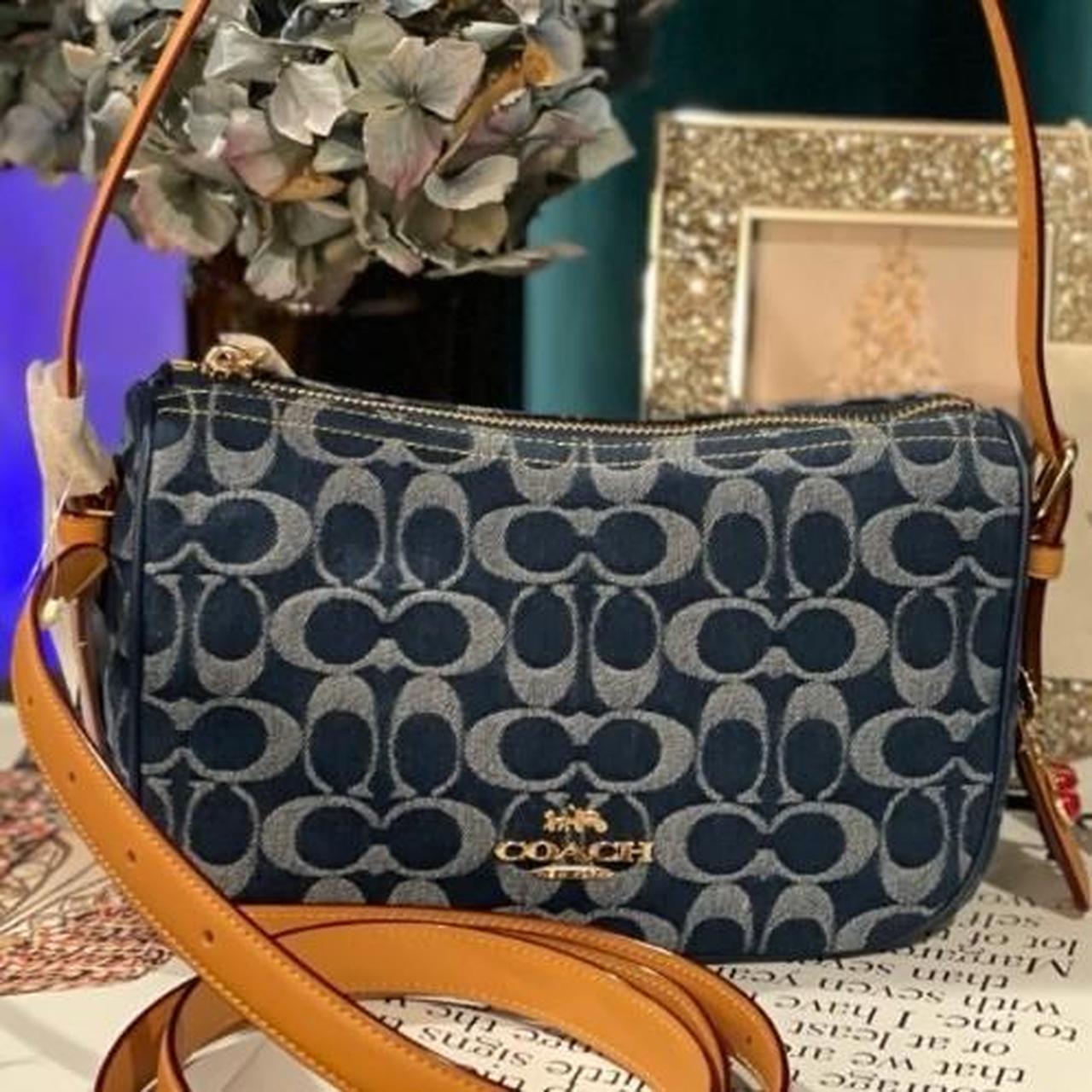 Coach Kailey Shoulder Bag In Signature Denim... | Depop