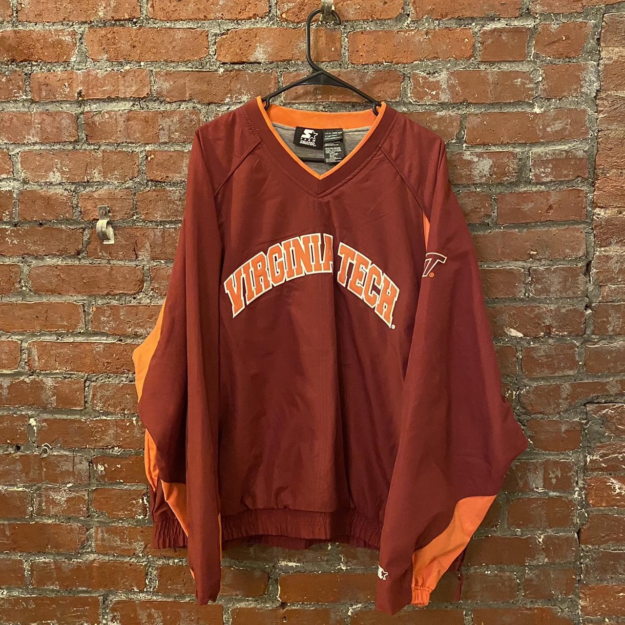 Virginia Tech Hokies Starter Windbreaker - Depop
