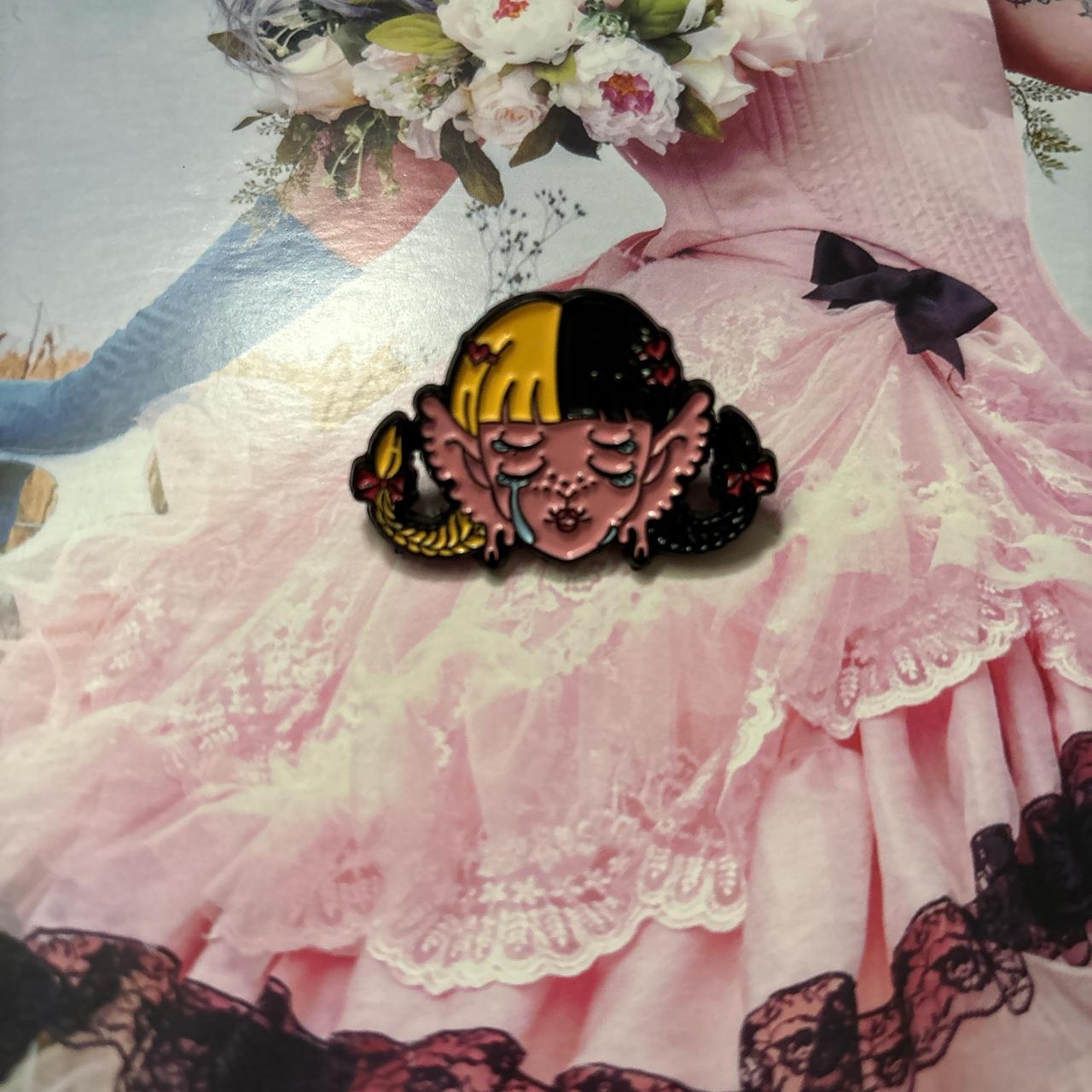 trilogy pin pack crybaby pin with... - Depop