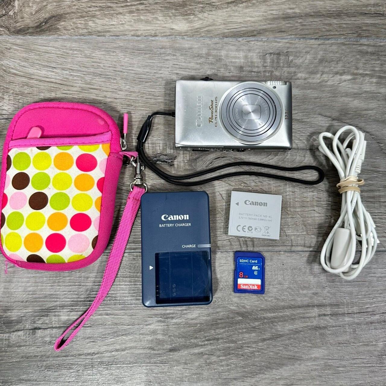 Canon PowerShot ELPH 300 HS 12.1MP Compact Digital... - Depop